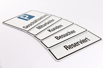 Parkplatzschilder individuell gestalten und kaufen | Schilderkröten.de