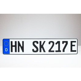 E-Kennzeichen für Elektroautos ab 5,55€ bestellen | Schilderkröten.de